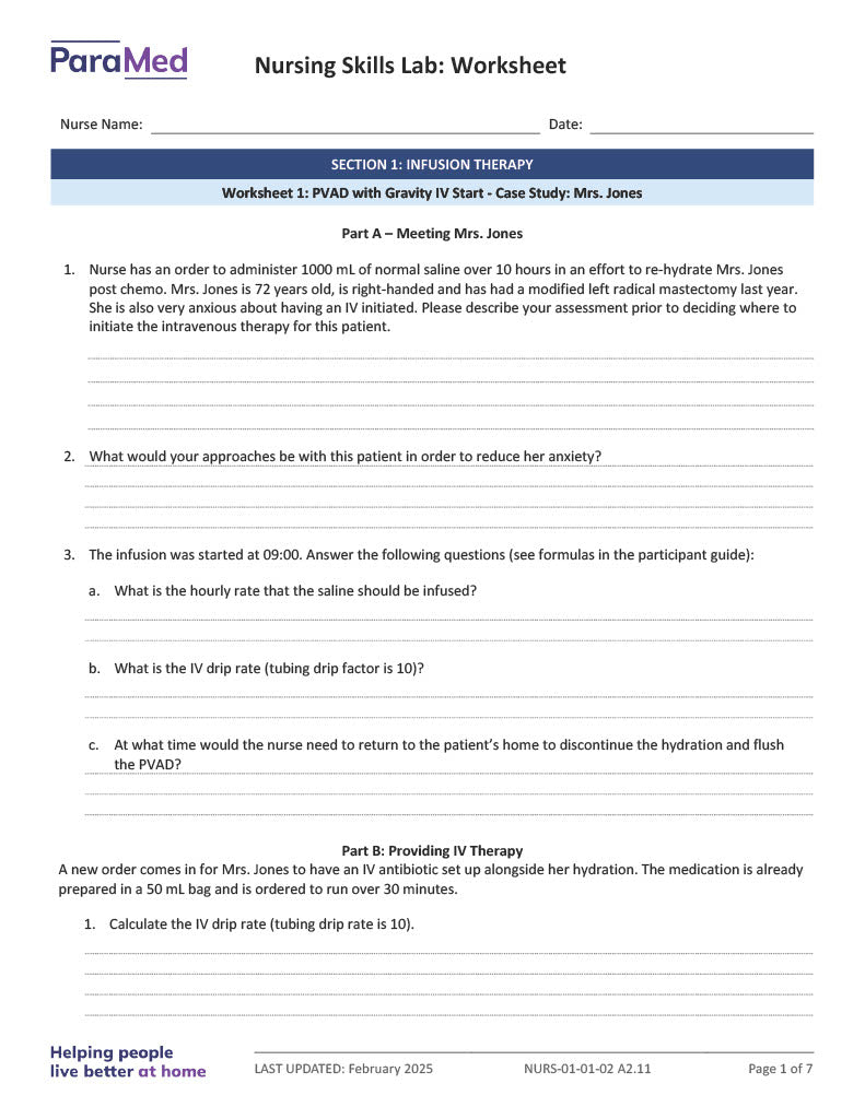 NURS-SLB - Nursing Skills Lab Bundle – Extendicare Print Shop