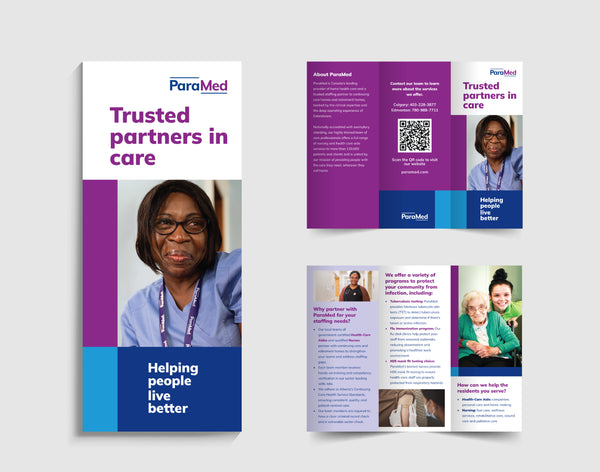 ParaMed RH AB Tri-Fold Brochures – Extendicare Print Shop
